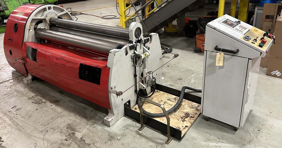 10 ga x 5' Davi MCA Plate Roll | Gladwin Machinery