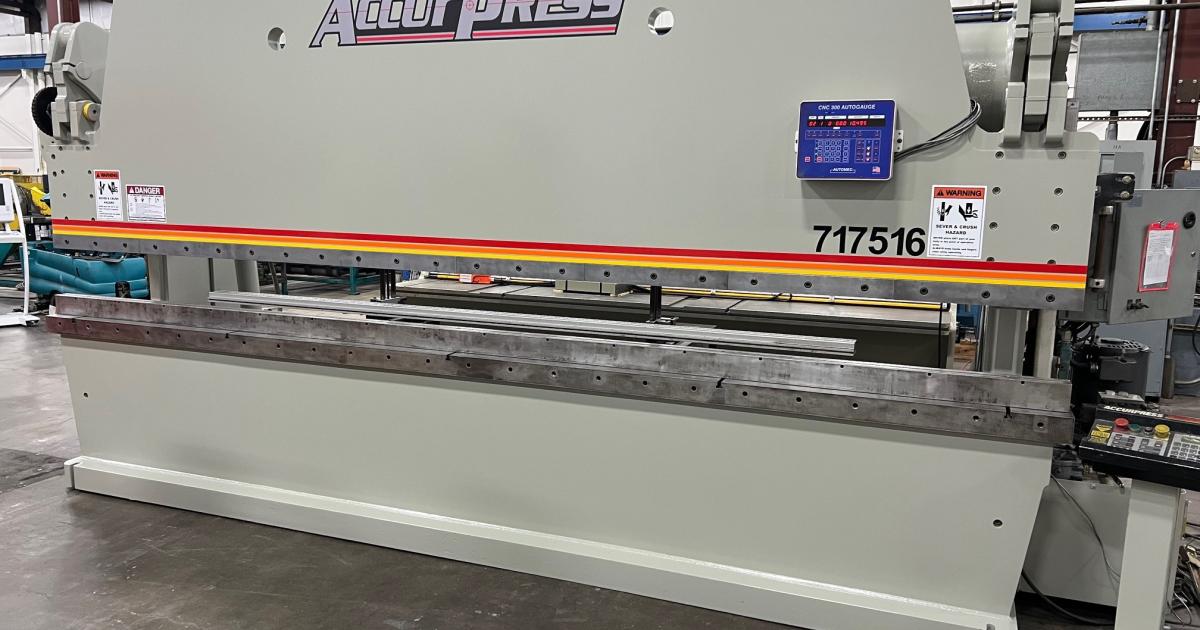 175 Ton x 16' Accurpress | Gladwin Machinery