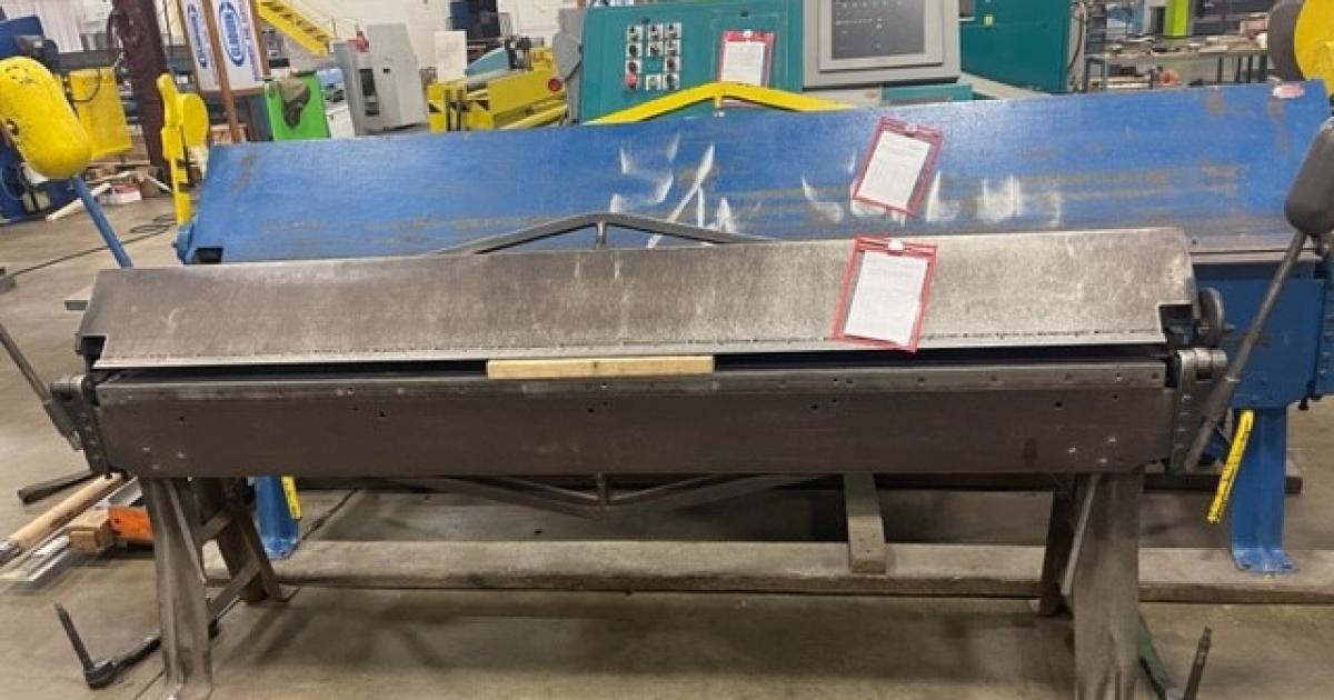 18 Ga x 8' Chicago No. 818 | Gladwin Machinery