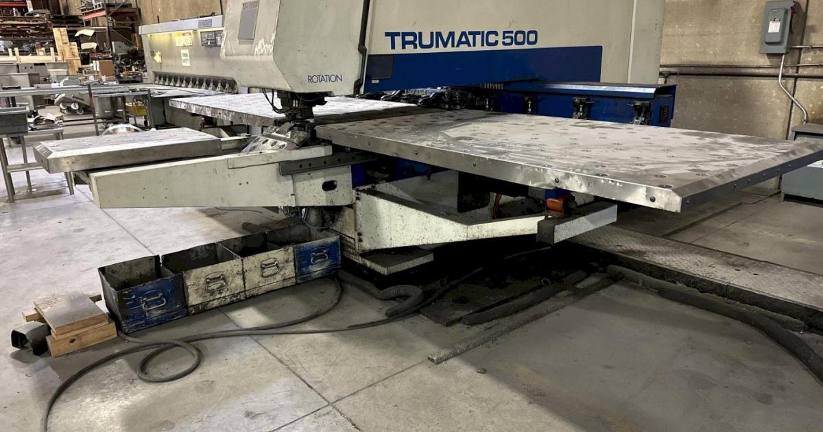 25 Ton Trumpf Bosch CNC Turret Punch | Gladwin Machinery