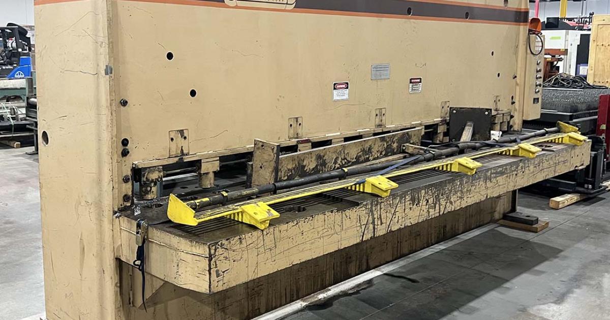 3/8" x 12' Standard Industrial Shear | Gladwin Machinery
