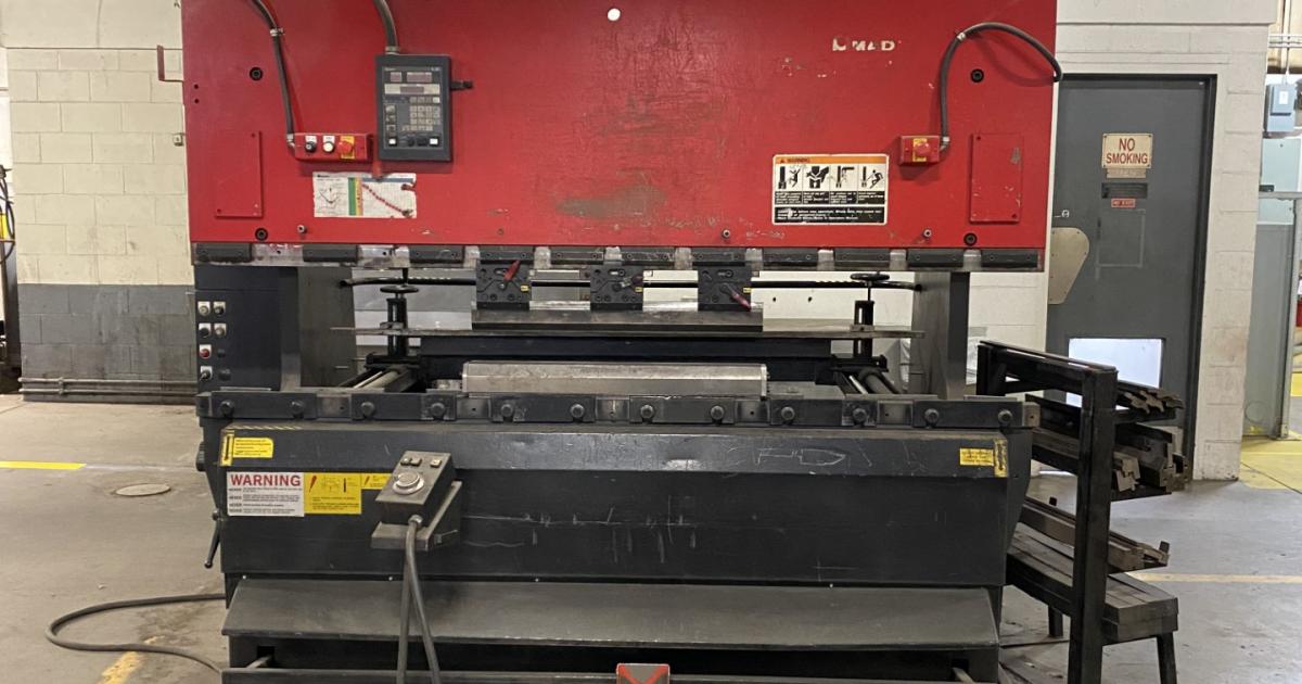 80 Ton x 8' Amada Press Brake | Gladwin Machinery