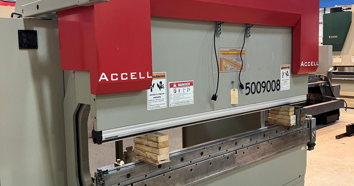 90 Ton x 8' Accurpress Accell | Gladwin Machinery