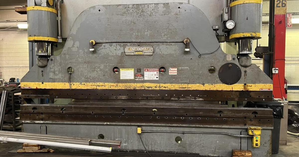 400 Ton x 14' Cincinnati Press Brake | Gladwin Machinery