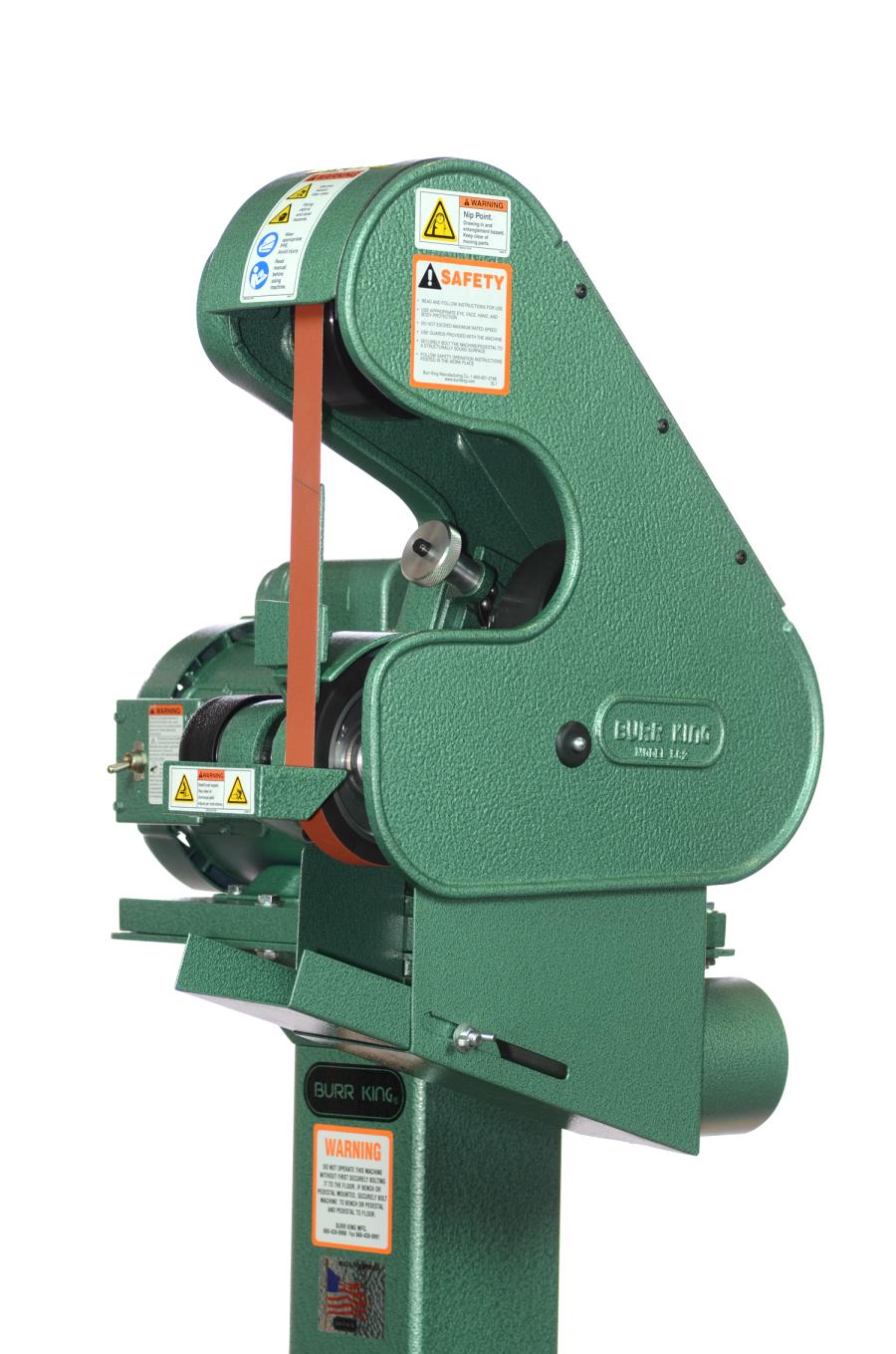 Model 562 1 x 42 Three Wheel Belt Grinder | Gladwin Machinery