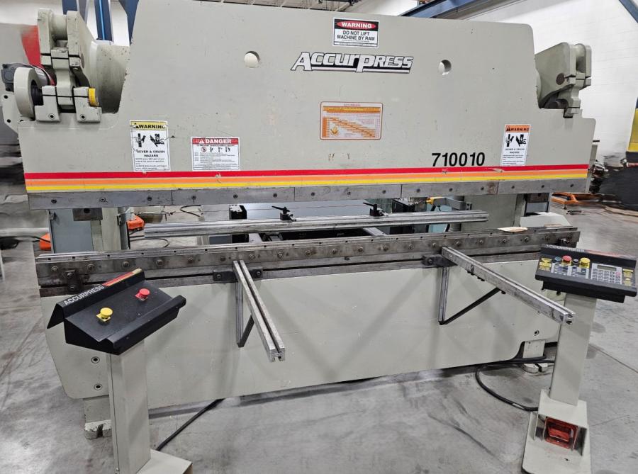 100 Ton X 10' Accurpress | Gladwin Machinery