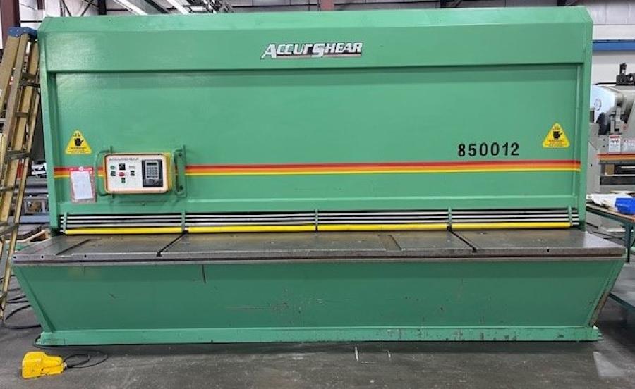 1/2" x 12' Accurshear | Gladwin Machinery