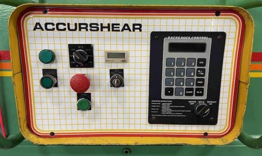 1/2" x 12' Accurshear | Gladwin Machinery