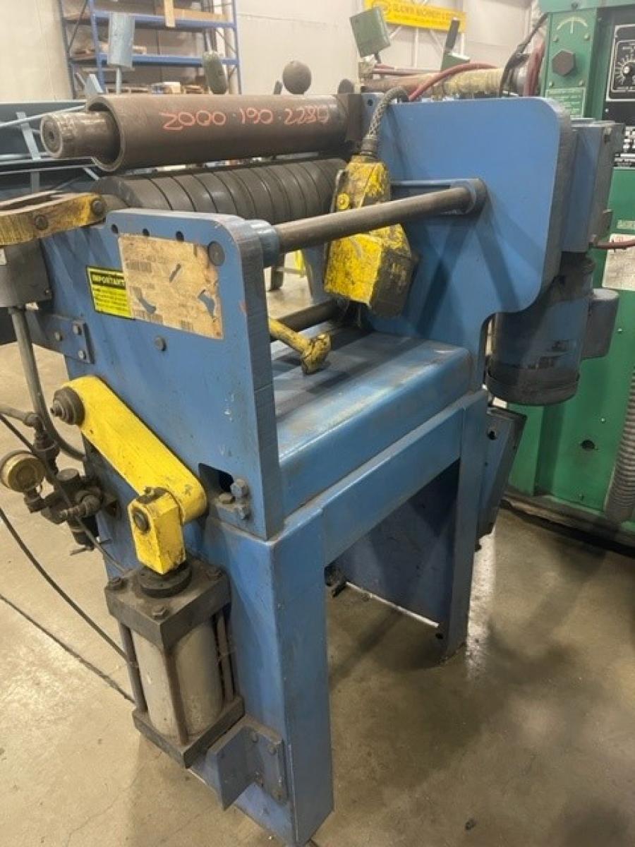 16 Ga x 18" Acrotech 1618-635S 2-Roll Plate Roll | Gladwin Machinery