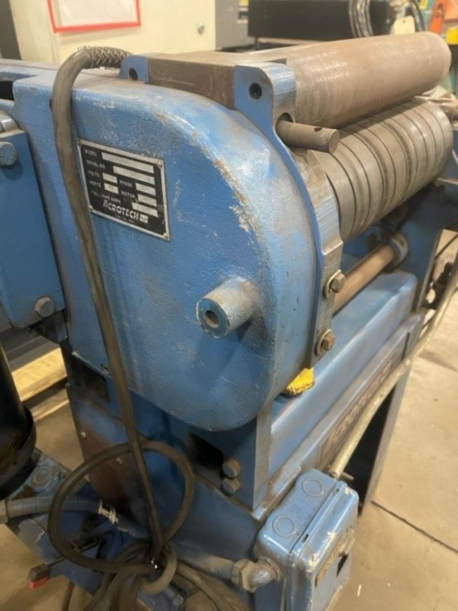 16 Ga x 18" Acrotech 1618-635S 2-Roll Plate Roll | Gladwin Machinery