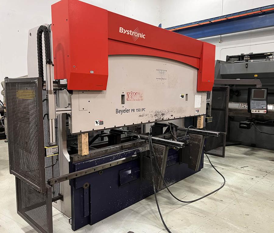 165 Ton x 10' Bystronic Press Brake | Gladwin Machinery