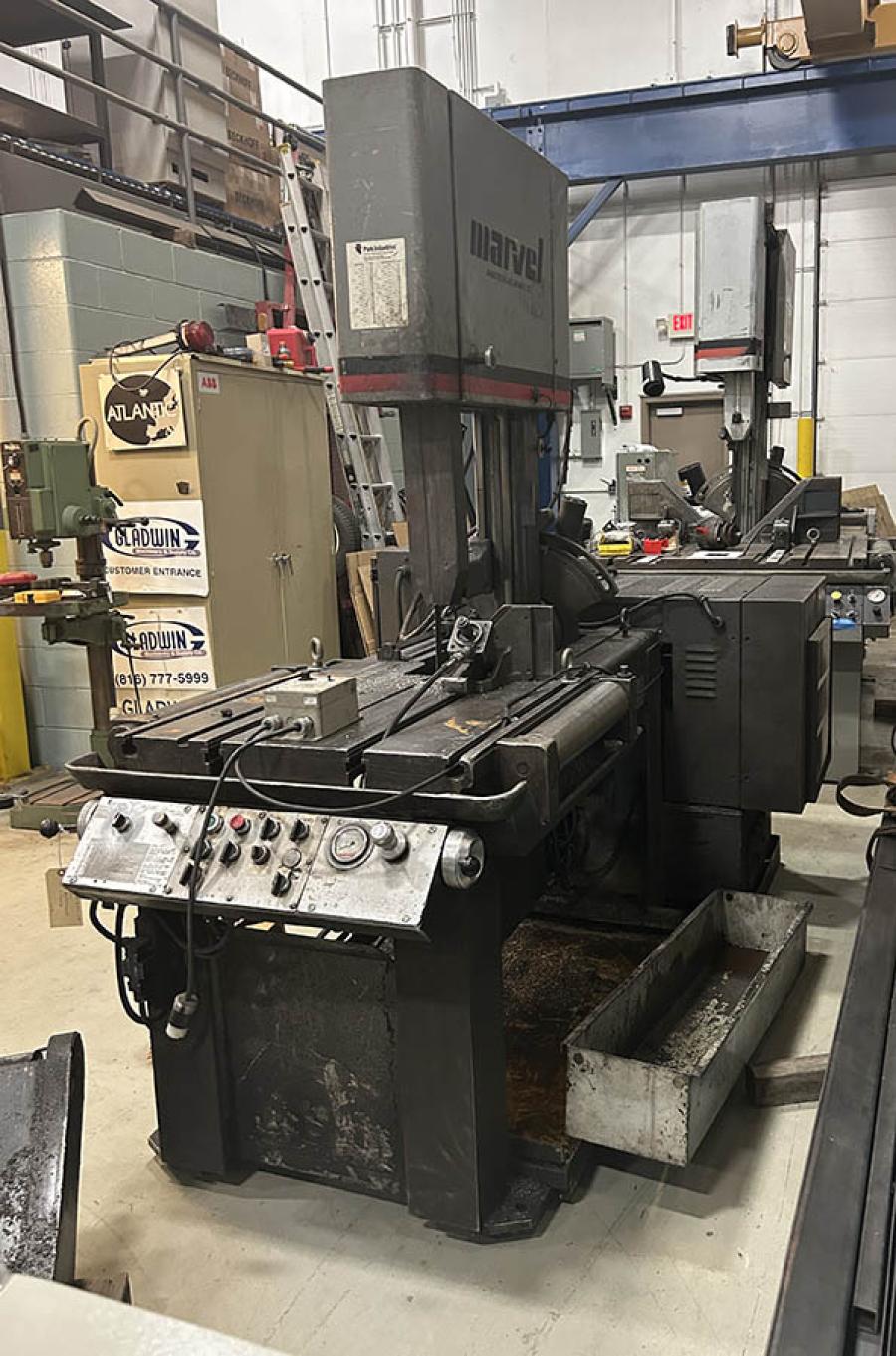 18" x 20" Marvel Vertical Band Saw | Gladwin Machinery
