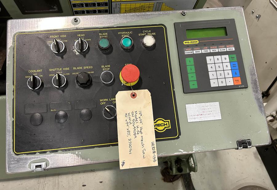 18" x 20" Marvel Vertical Band Saw | Gladwin Machinery