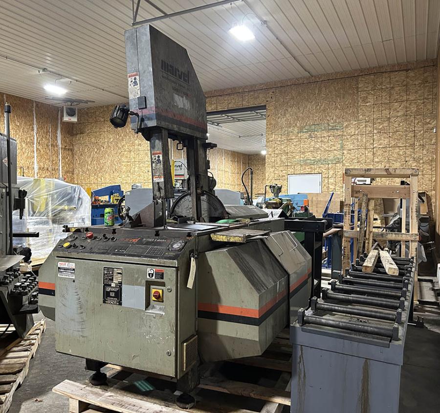18" x 22" Marvel 8 Mark III Vertical Tilt Saw | Gladwin Machinery