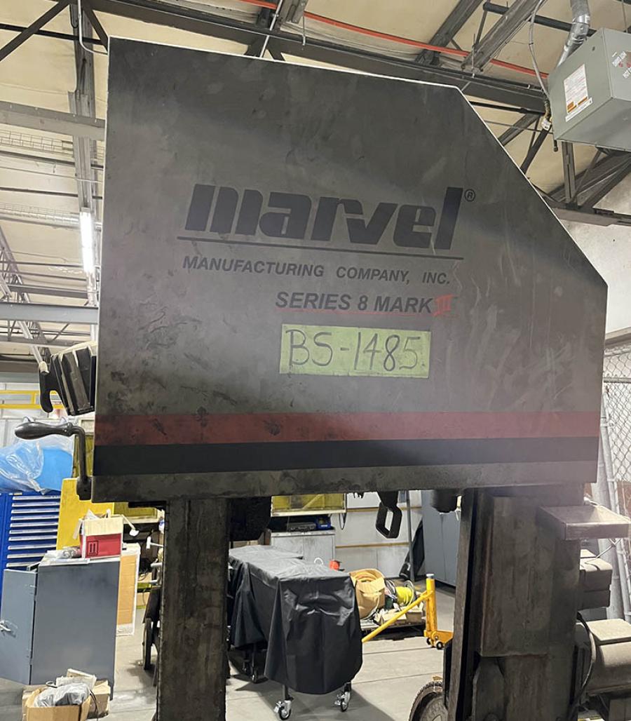 18" x 22" Marvel 8 Mark III Vertical Tilt Saw | Gladwin Machinery