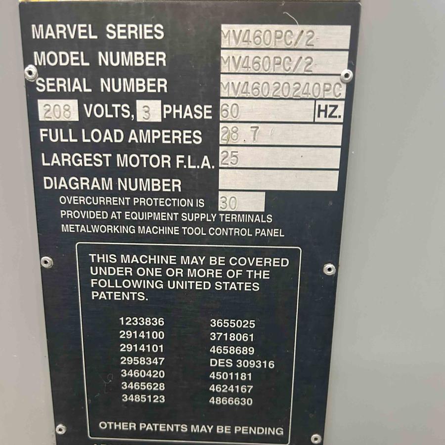 18" X 22" Marvel Vertical Band Saw | Gladwin Machinery