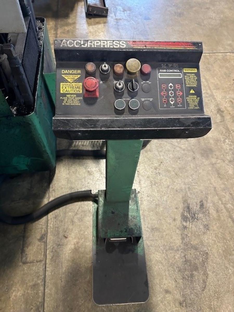 250 TON X 12' ACCURPRESS | Gladwin Machinery