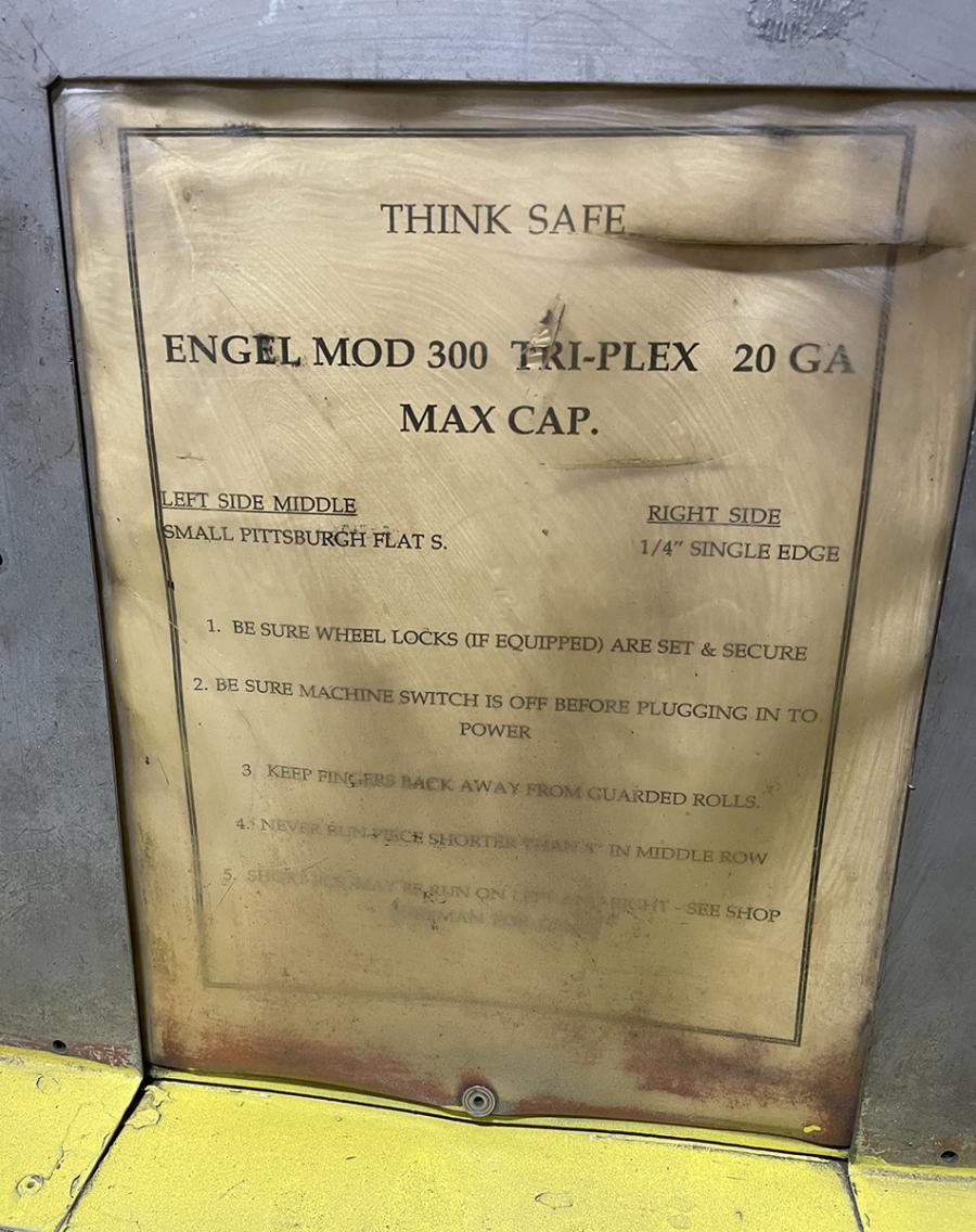 22 Ga Engel Rollformer PSD3* | Gladwin Machinery