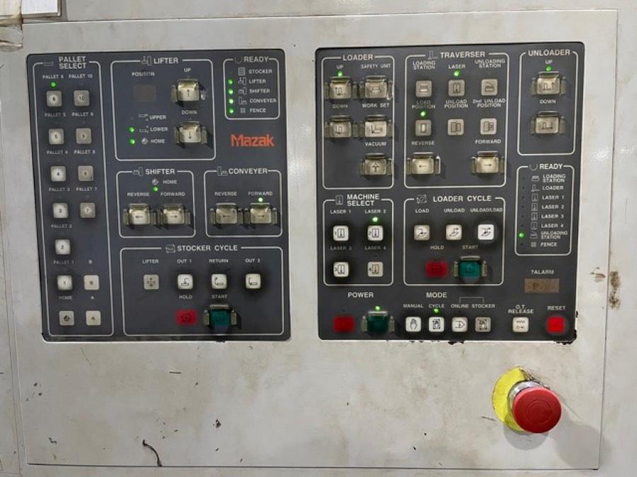 5' x 10' Mazak Laser Automation System | Gladwin Machinery