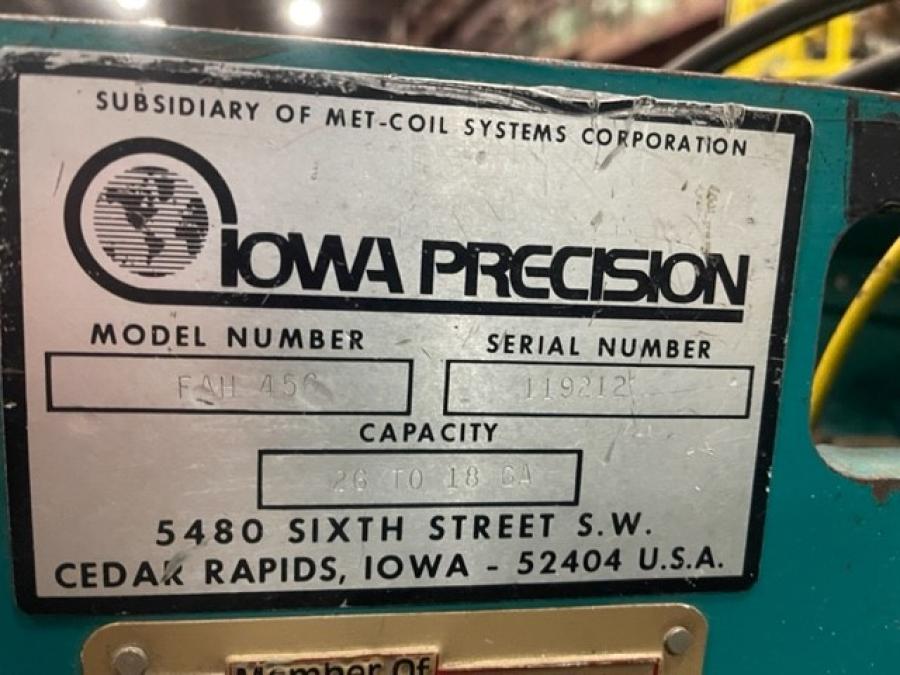 18 Ga Iowa Precision (IPI) Whisper-Loc (Horizontal) | Gladwin Machinery