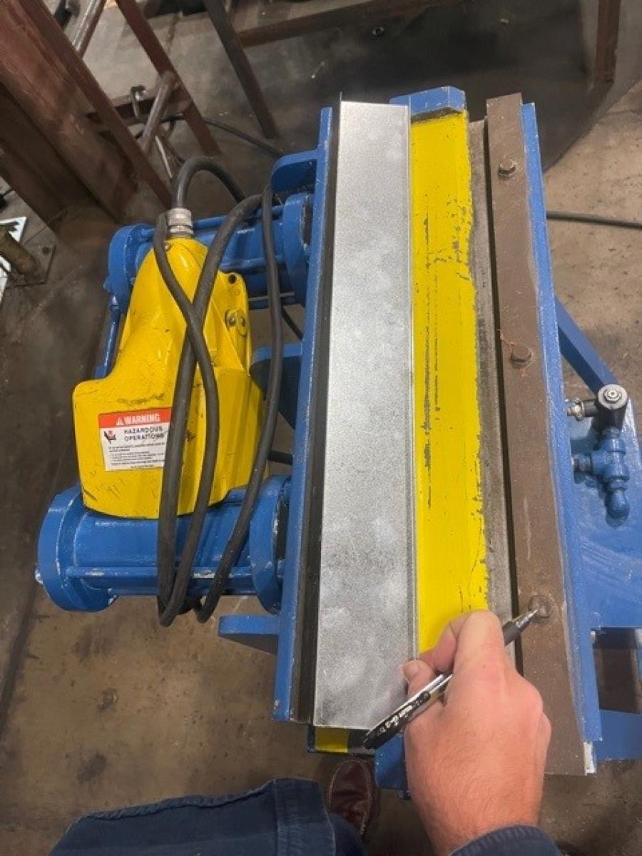 Lockformer Hydraulic Cheek Bender | Gladwin Machinery