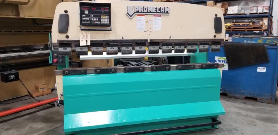 35 Ton X 8' Promecam | Gladwin Machinery