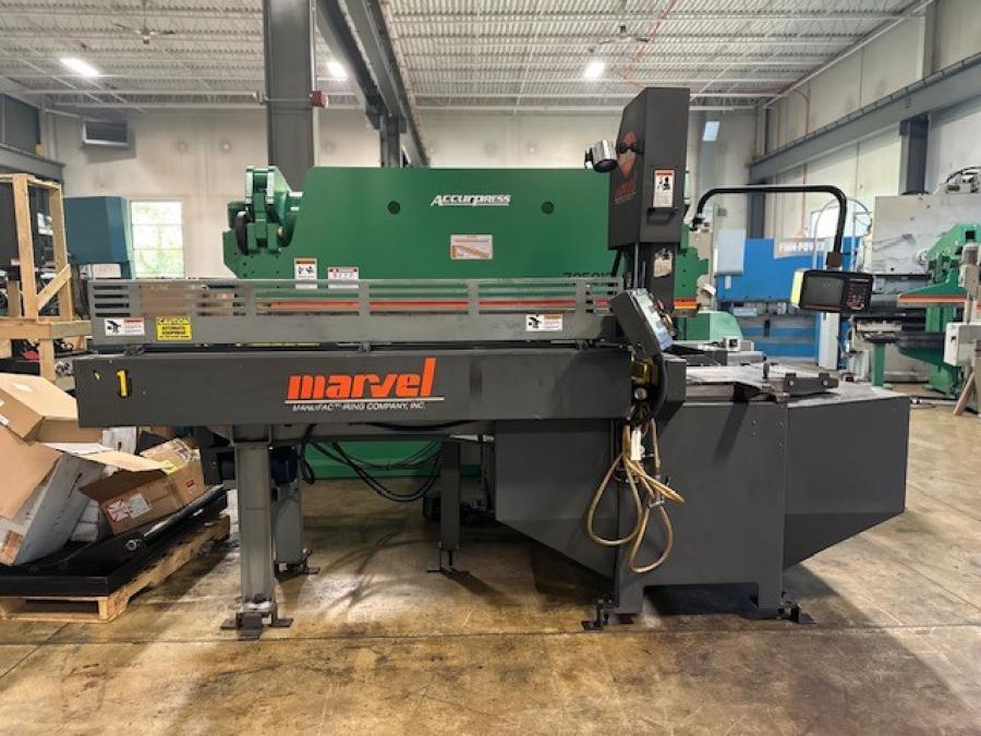 14.5" X 20" AMADA MARVEL E380-PC3 Vertical Saw | Gladwin Machinery