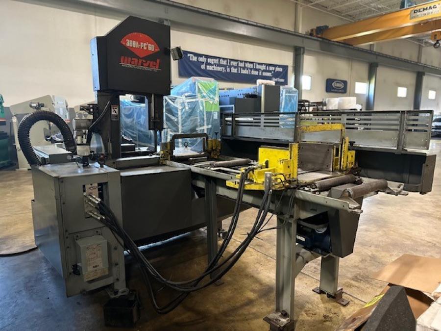 14.5" X 20" AMADA MARVEL E380-PC3 Vertical Saw | Gladwin Machinery