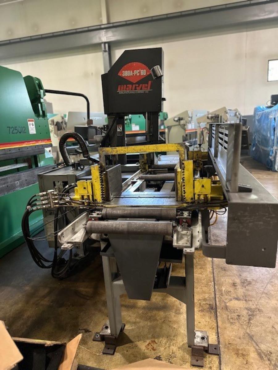 14.5" X 20" AMADA MARVEL E380-PC3 Vertical Saw | Gladwin Machinery