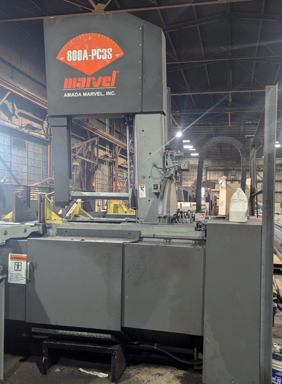 31" x 37" Marvel Vertical Bandsaw Model 800A-PC3S-60 | Gladwin Machinery