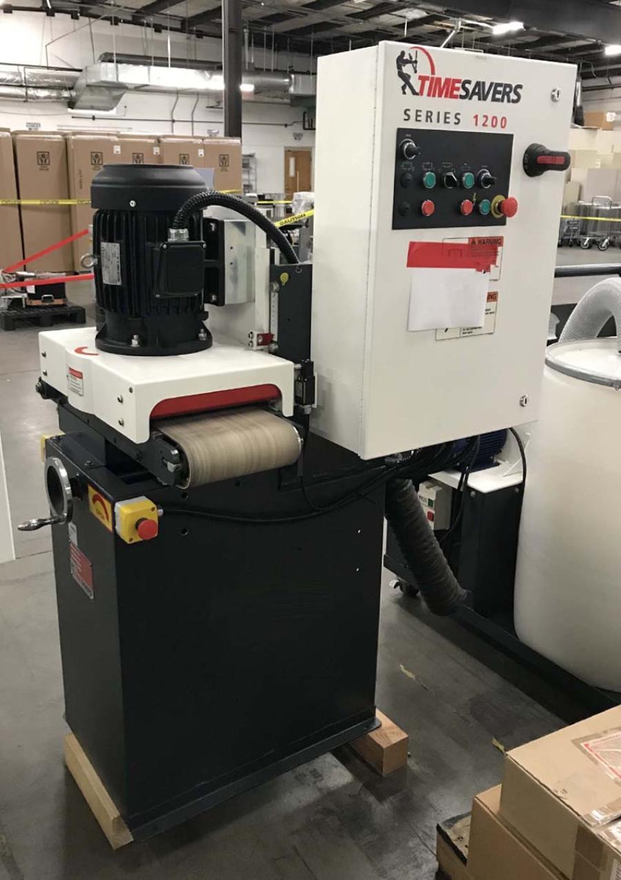 Timesavers 9" Rotary Dry Disc Deburring | Gladwin Machinery